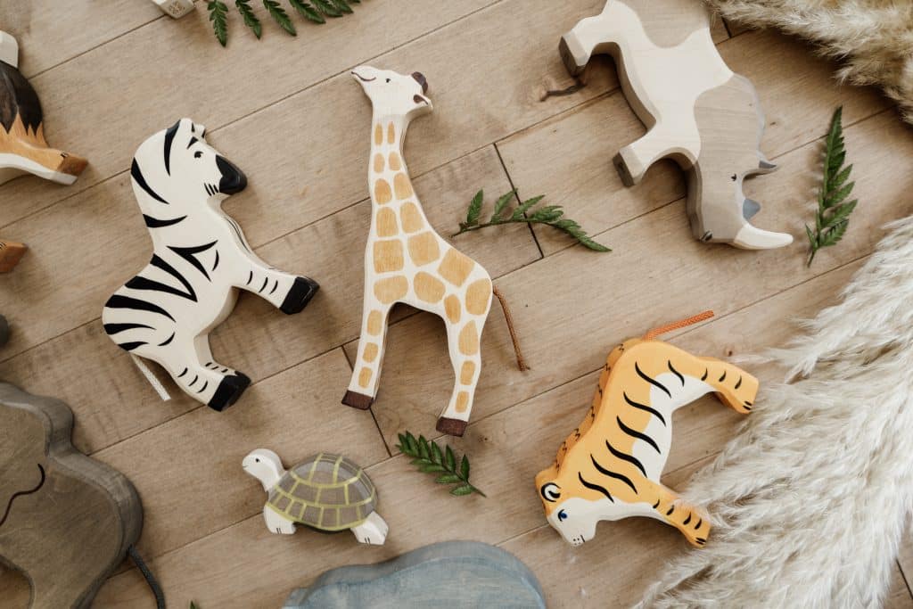 Coffret figurines - Animaux de la savane | Les jouets Ciboulot